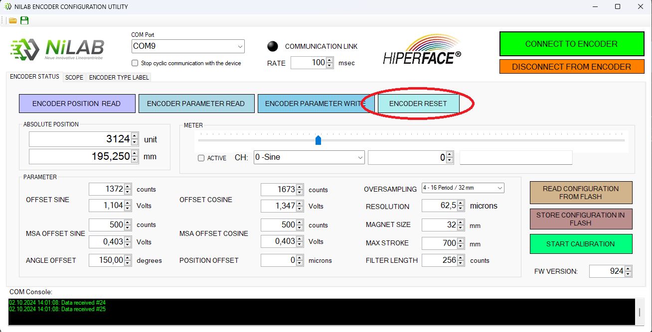 Encoder Calibration [NiLAB GmbH Knowledgebase]